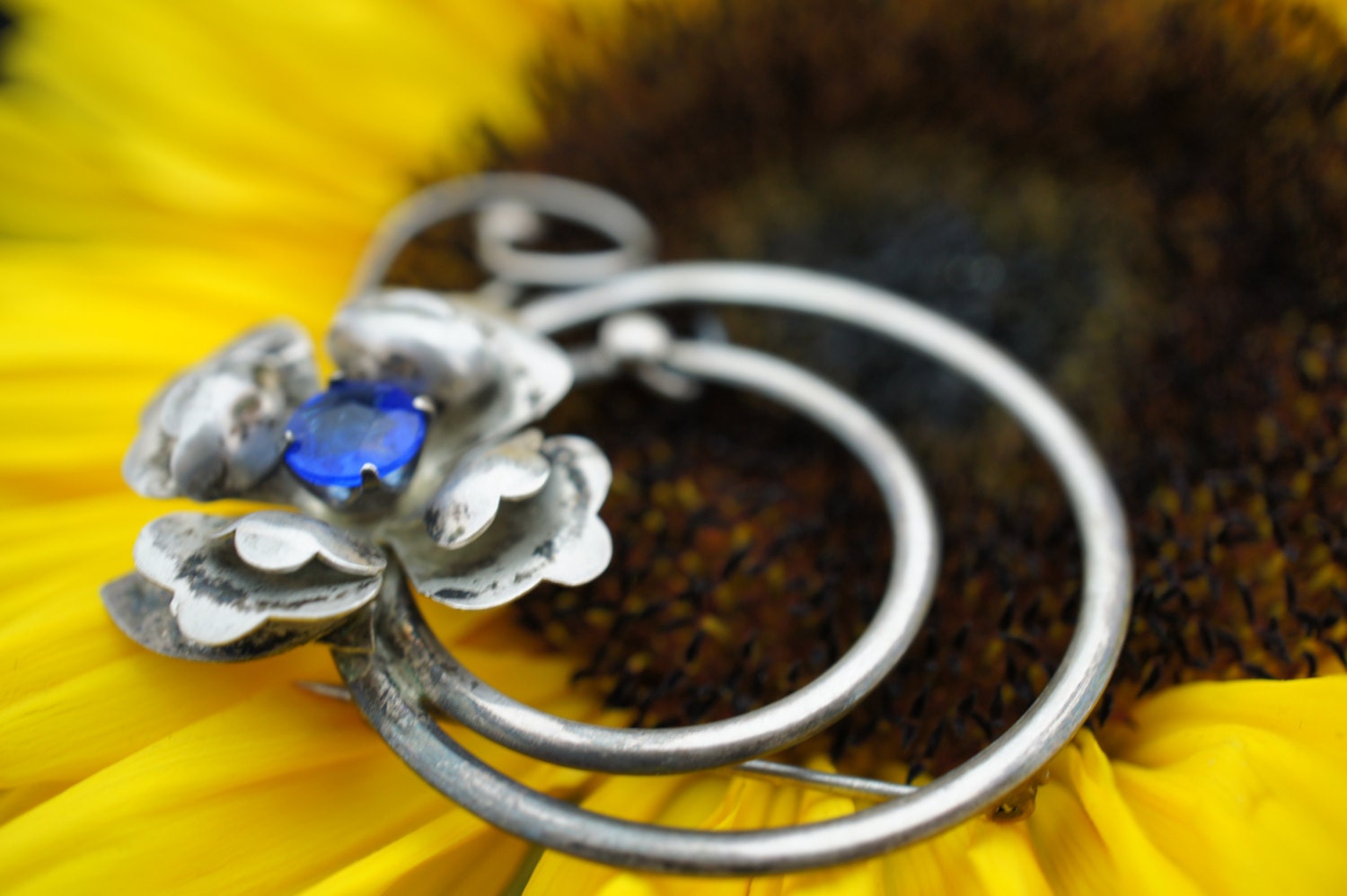 Harry Iskin HI Elegant Art Jewelart Sterling Silver 925 Flower | Etsy