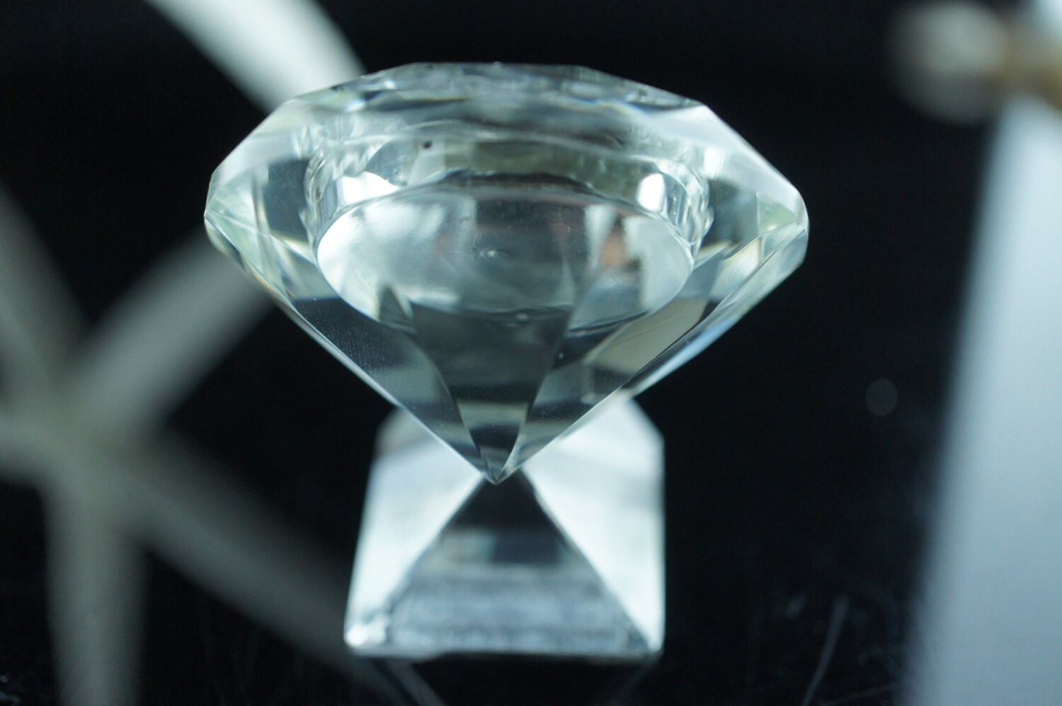 Vintage ART Deco Fifth Avenue Crystal L.T.D Quartz Clock Works | Etsy