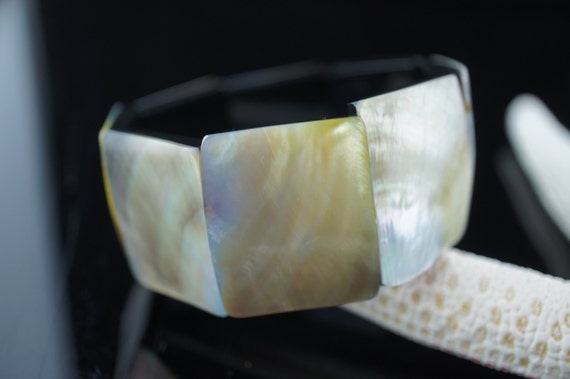 Bracelet Abalone Sparkly Art Deco Jewelry Circa Dimensionless | Etsy