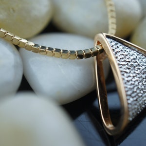 Sterling 925 Lirm Necklace Chain Pendant Triangle Vintage Art Deco Cz ...