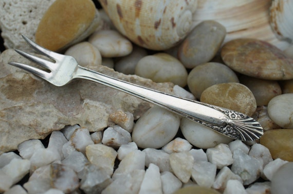 Vintage Silver Plated Shrimp Seafood Cocktail Forks Crown - Etsy