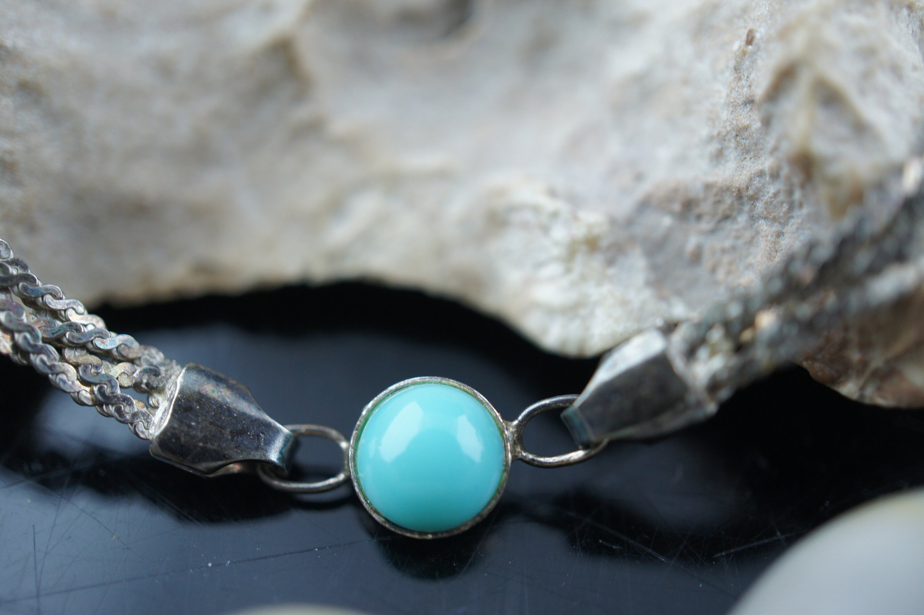 STERLING SILVER 925 Bracelet Italy 925 CG Vintage Art Deco Pigtail ...