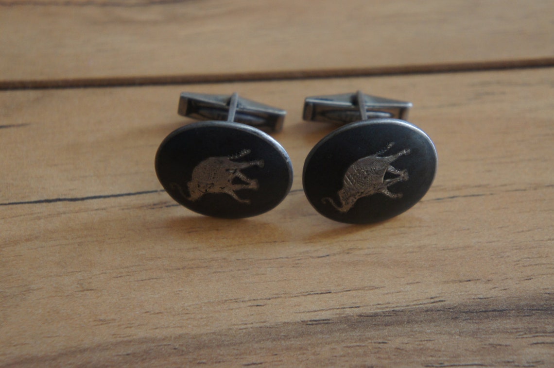 Vintage Sterling Silver 925 Cufflinks Great Looking Vvintage - Etsy