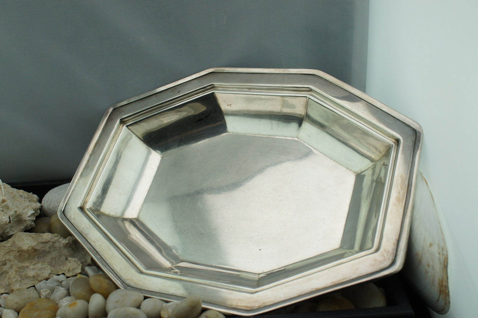 Meriden S.P. CO International Sterling Silver Solid 925 Plate Tray ...