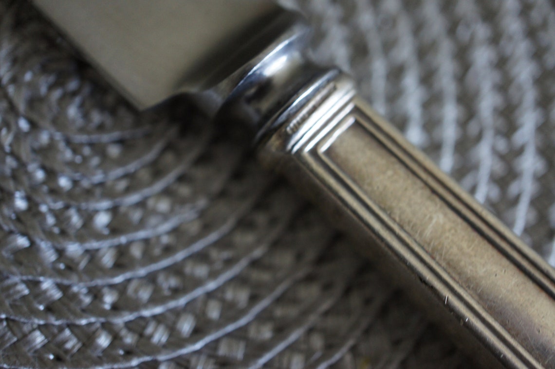 Insico Stainless Steel Dinner Knife Sterling Silver Handle | Etsy