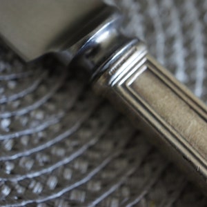 Insico Stainless Steel Dinner Knife Sterling Silver Handle Vintage 8 3/ ...