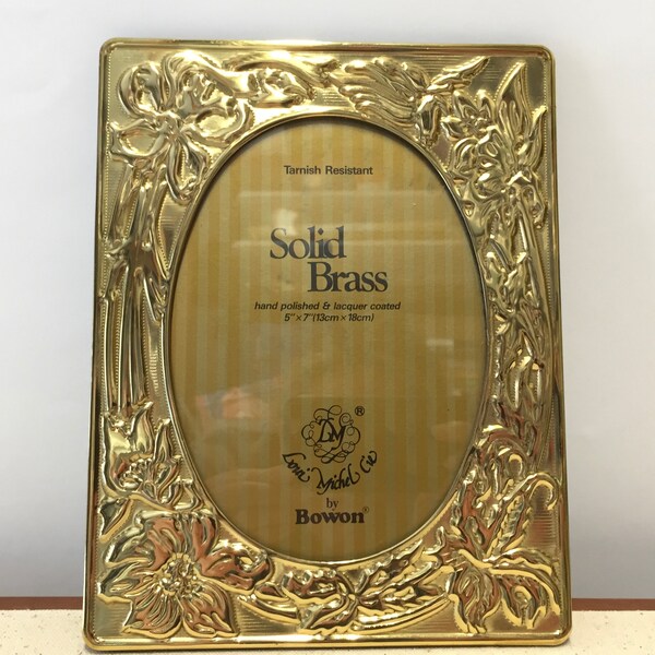 Brass Picture Frame - Etsy