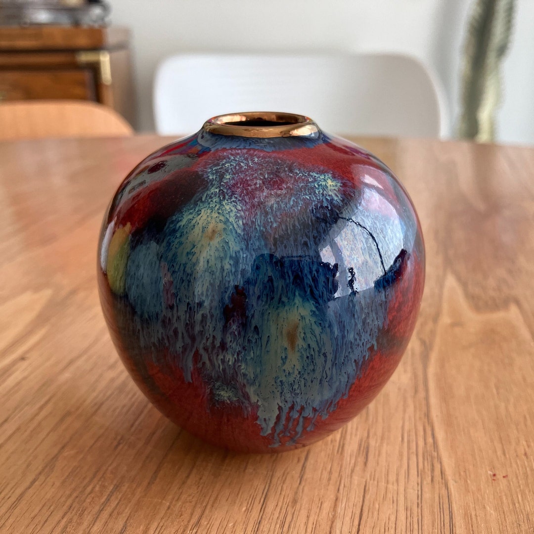 John Eagle Pottery Vase Australia / Collectible Austrialian Pottery - Etsy