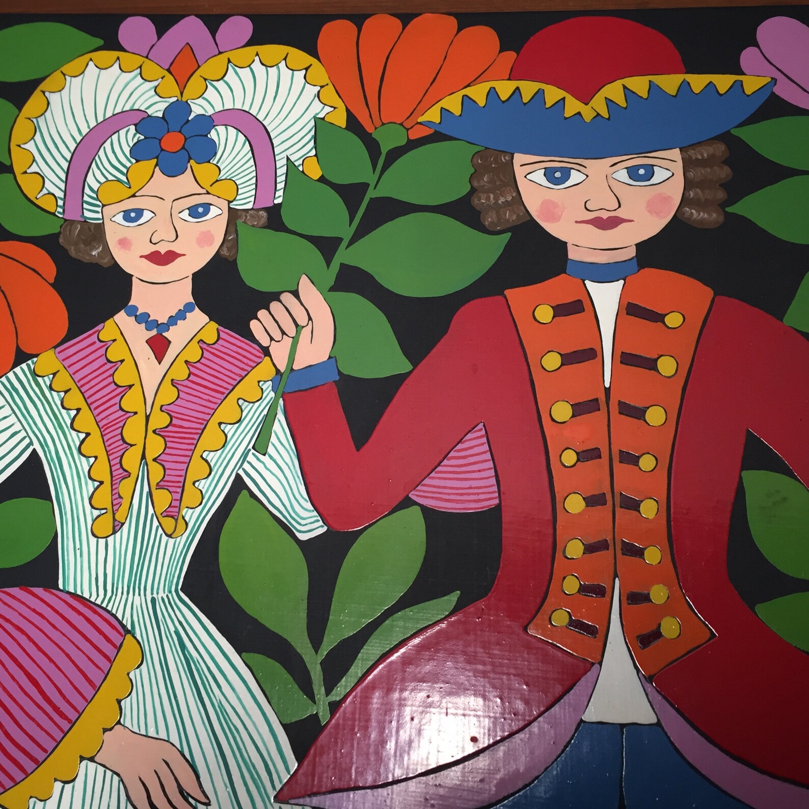 1969 George Washington & Lady Washington Portrait. Americana. - Etsy