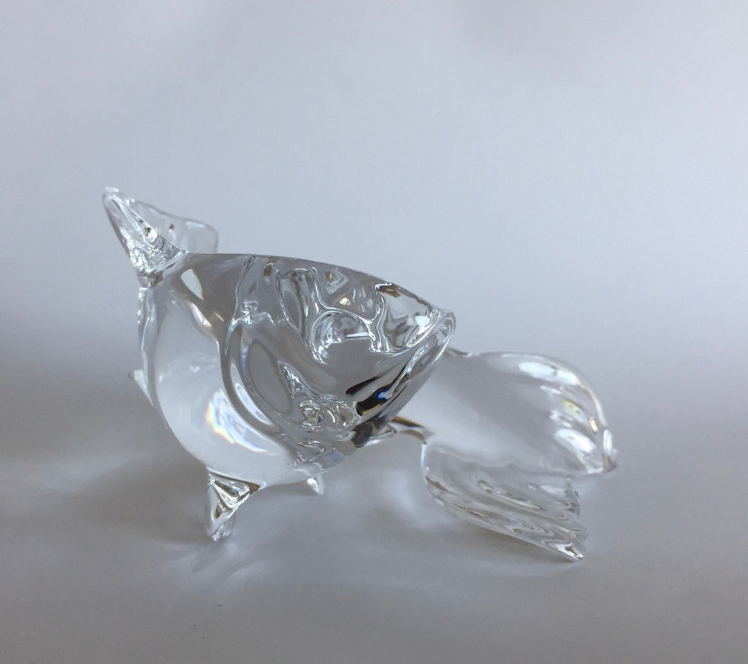 Baccarat Crystal Fish Figurine Gift Arsfhomedecor - Etsy