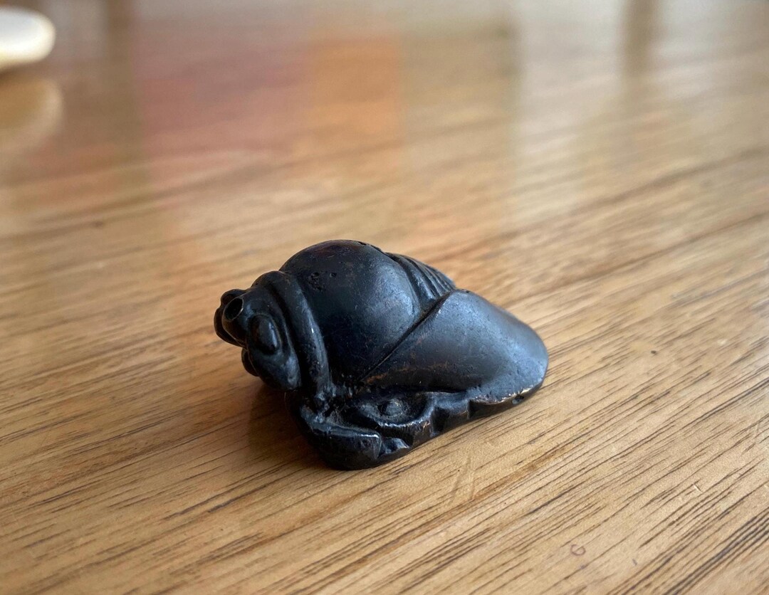 Bronze Cicada Suiteki Calligraphy Water Dropper / Ink Painting Japan - Etsy