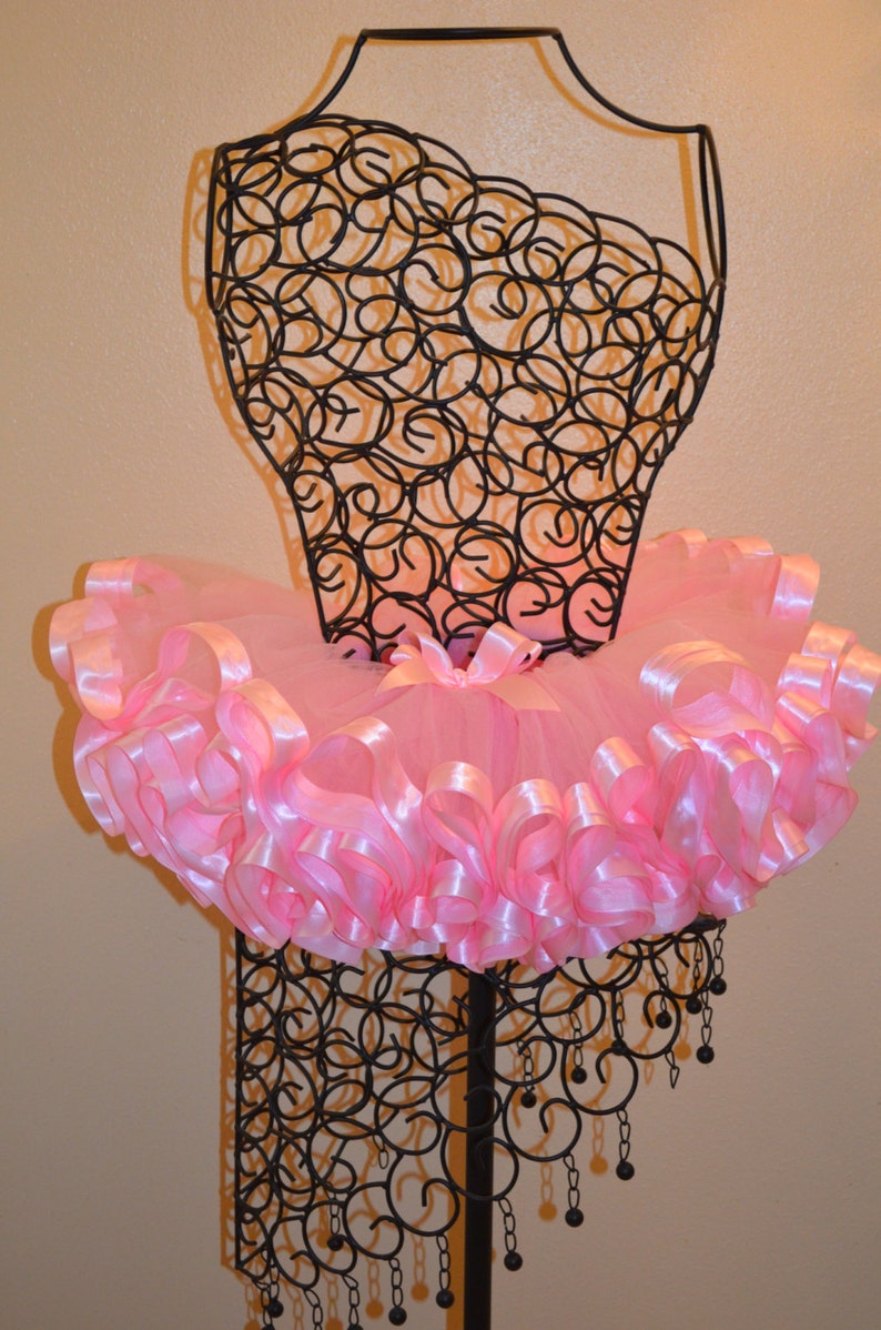 Baby Pink Ribbon Trimmed Tutu | Etsy