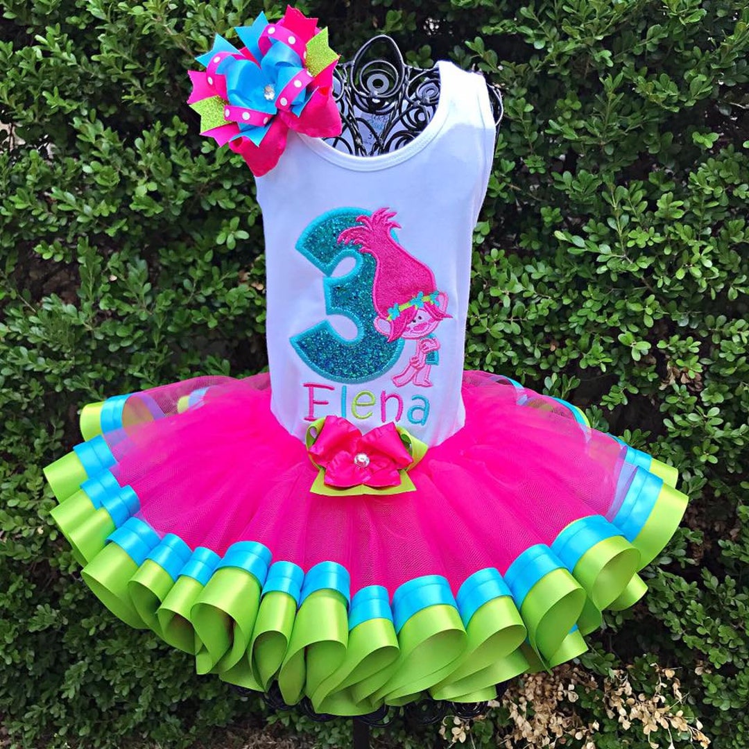 Poppy Trolls Tutu Set - Etsy