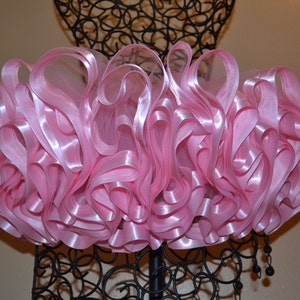Baby Pink Ribbon Trimmed Tutu - Etsy