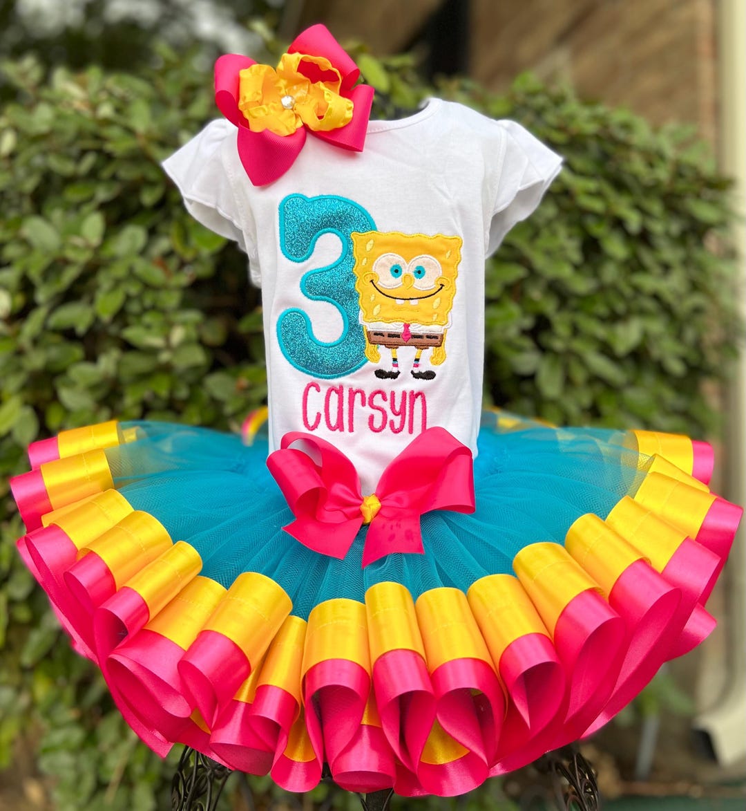 Spongebob Tutu Set - Etsy