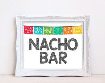 Nacho bar sign | Etsy