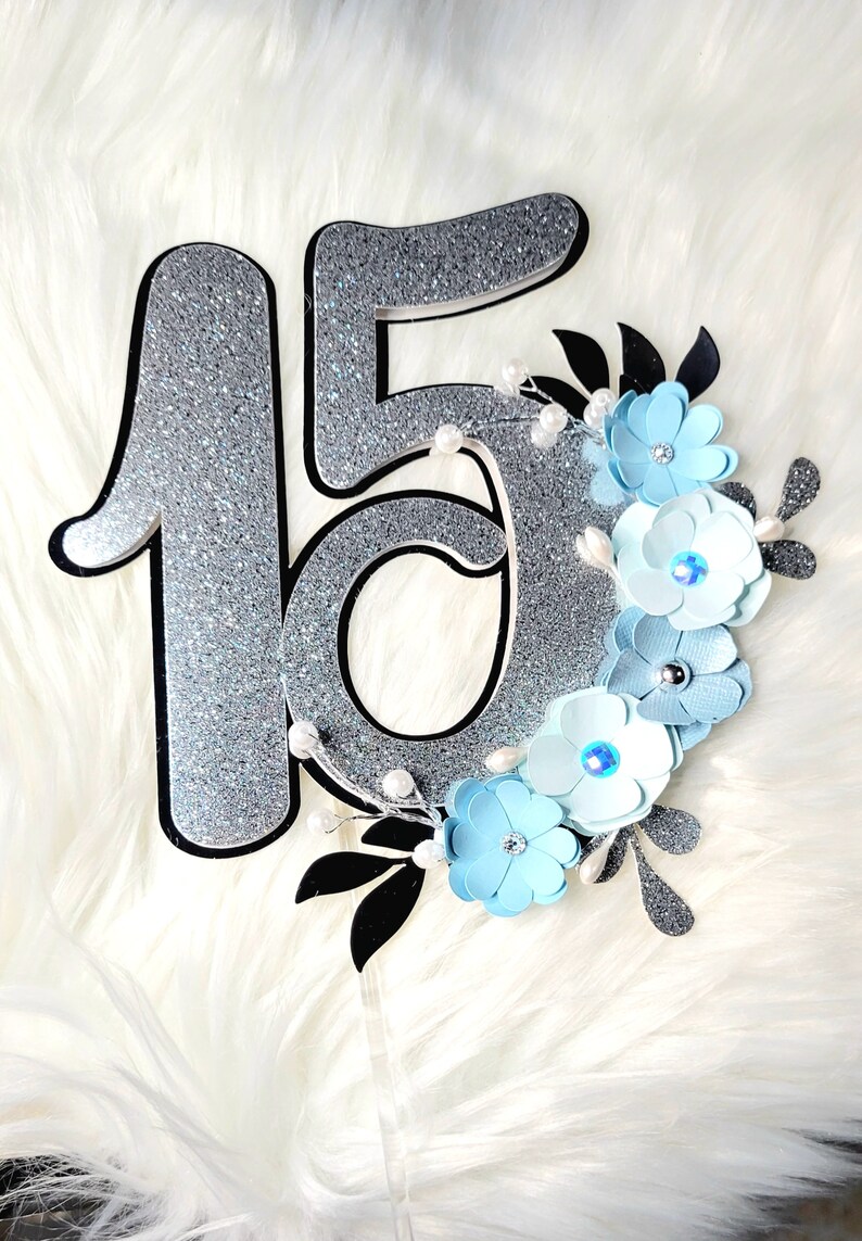Quinceanera Topper | 15 Cake Topper | #15 Topper - Etsy