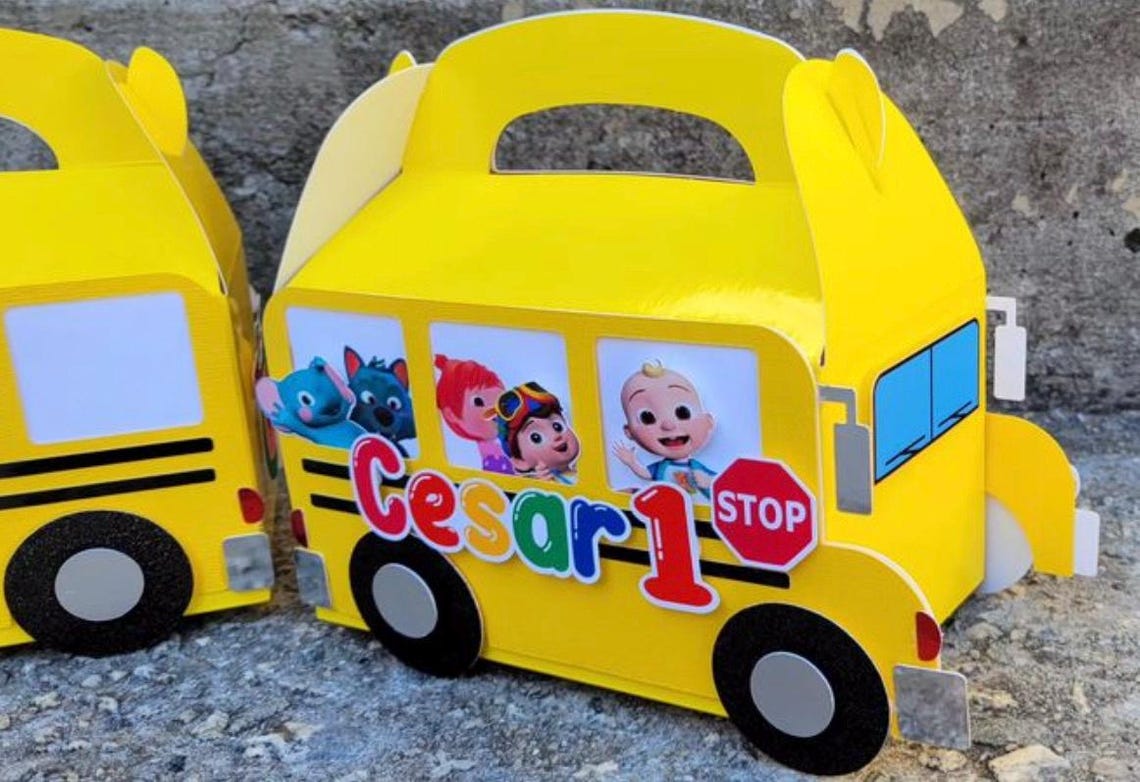 12-pack Cocomelon Party Favors | Cocomelon Goodie Boxes | Cocomelon ...