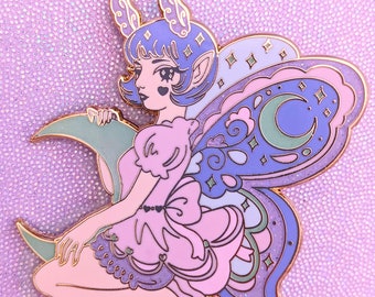 Glow in the Dark Starlite Starbrite Hard Enamel Pin Celestial Magical ...