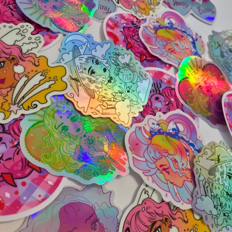 Miss Neon Tetra Clear Aesthetic Magical Waterproof Vinyl - Etsy