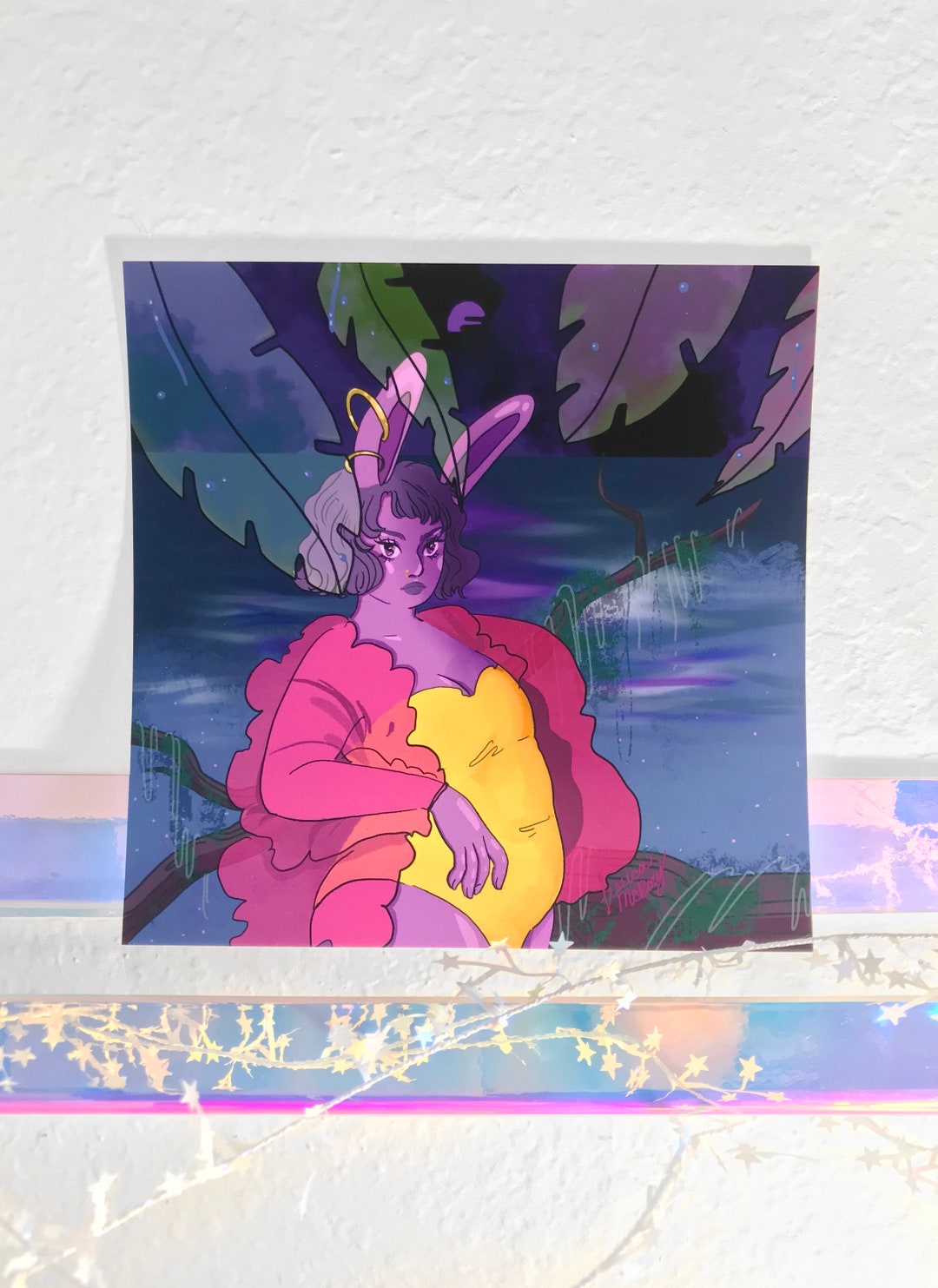 Tropicana | Magical Tropical Vaporwave Ocean Matte Art Print - Etsy