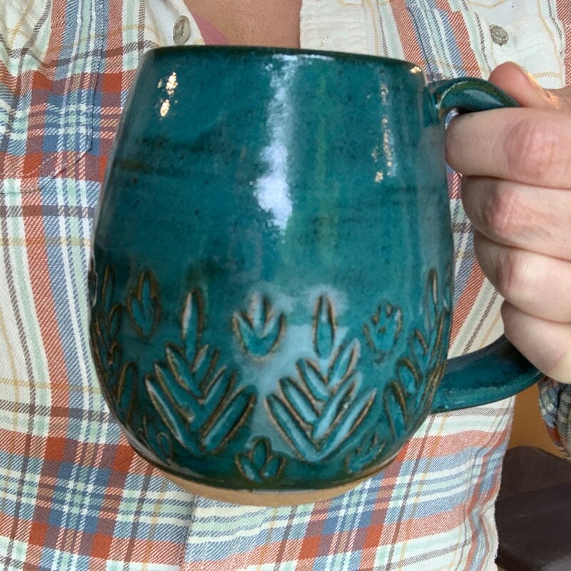 Hand Carved Mugs - Etsy