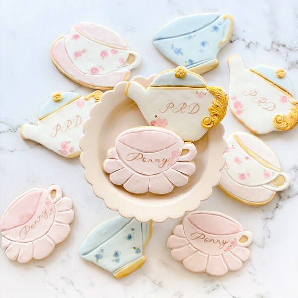 Tea Pot Cookies - Etsy