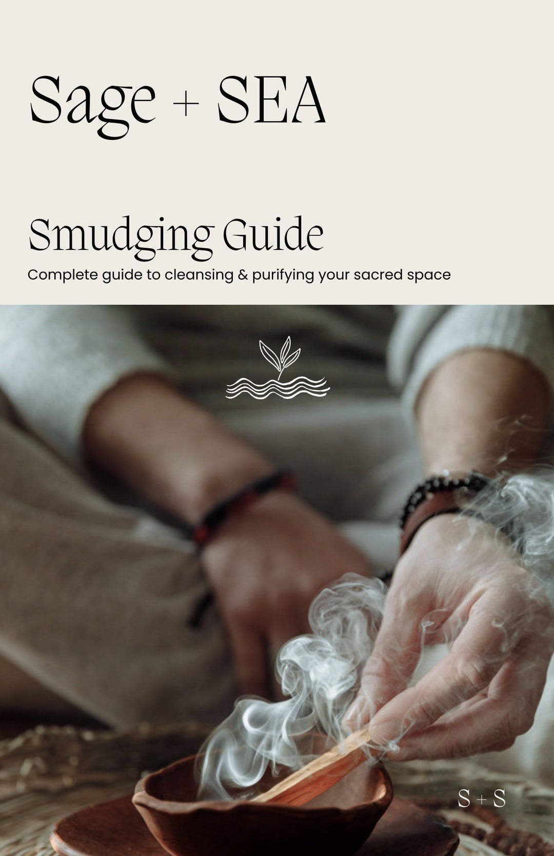 Earthy Minimalistic Smudging Guide Printable - Etsy