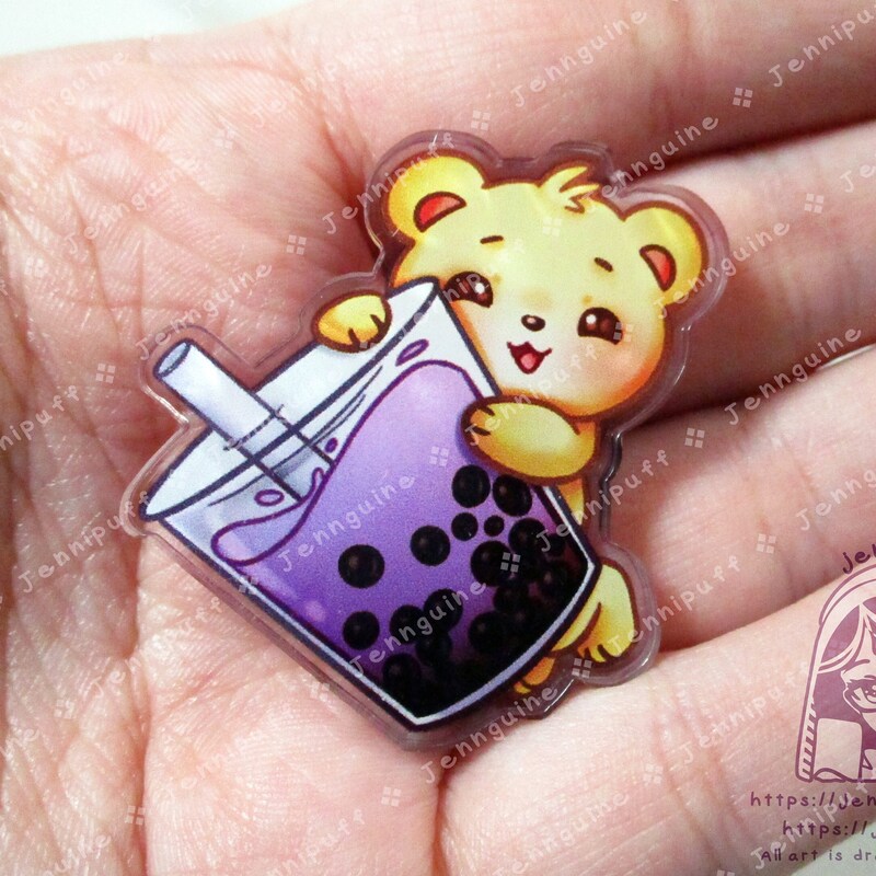 Bubble Tea Teddy Bear - Etsy