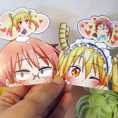 Miss Kobayashi's Dragon Maid Sticker Tohru Kanna - Etsy
