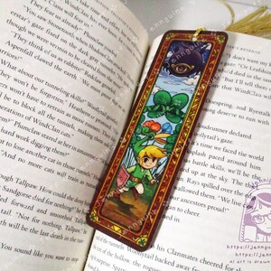 Link and Vaati Legènd of Zèlda Minish Cap Double Sided Printed Bookmark ...