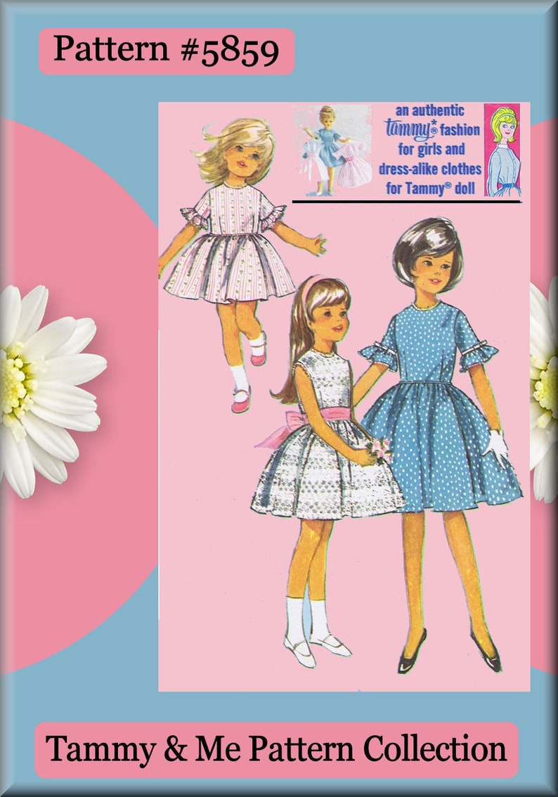 Tammy Doll Pattern Set Tammy & Me Collection 1960's Set | Etsy