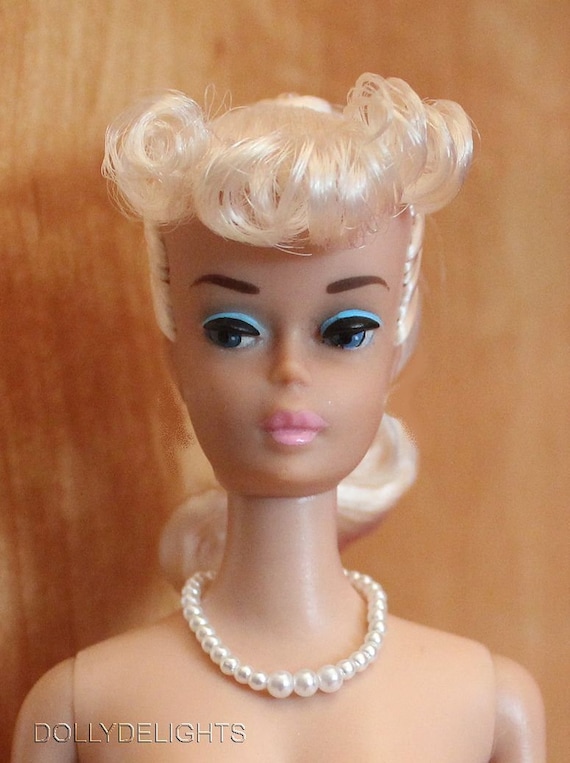 Graduated Pearl Necklace Only Made For Vintage B and 11.5 Dolls COLORS Reproduction