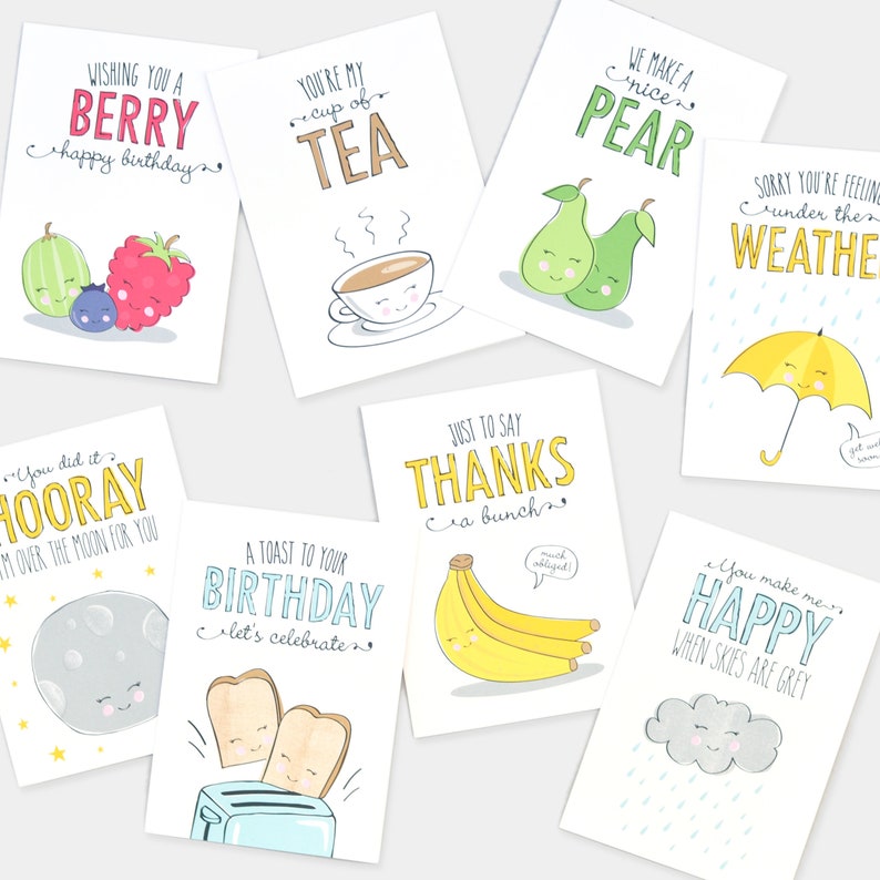 Thank You Card / Thanks a Bunch / Funny Thank You Card / Pun - Etsy