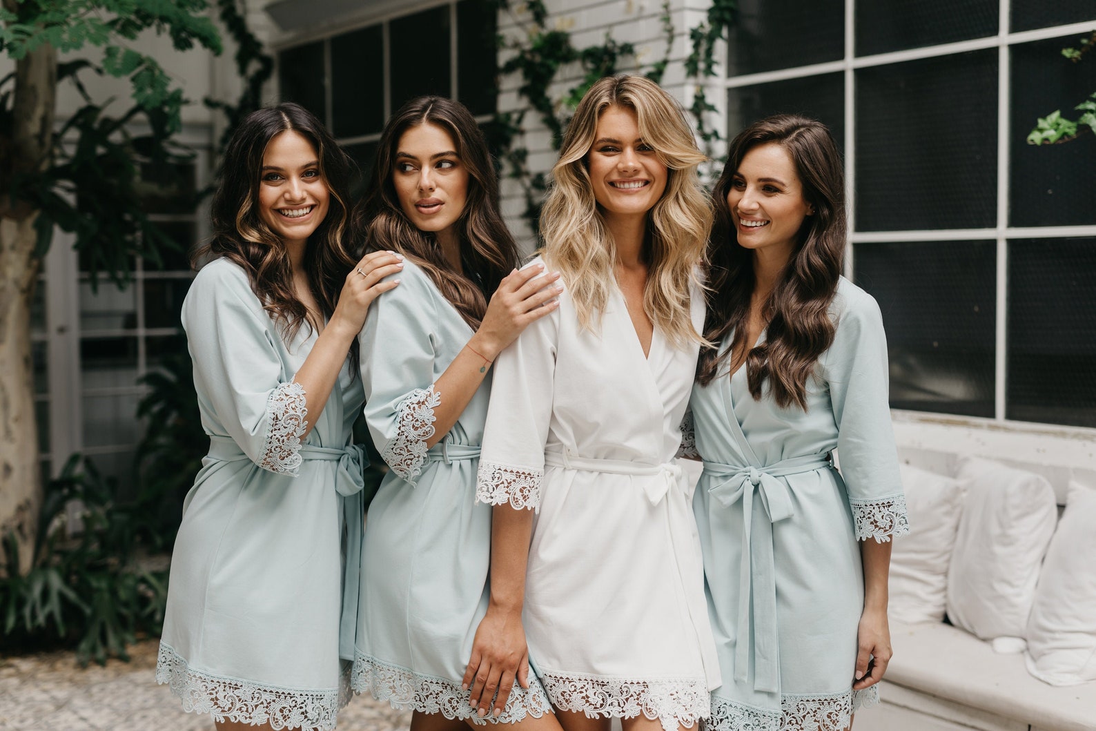 Bridesmaid Robes / Cotton Bridesmaid Robe / Bride Robe / - Etsy