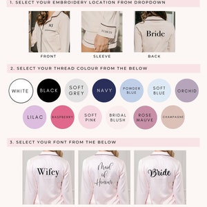 Bridesmaid Pajamas / Bridesmaid Pjs / Bridesmaid Gift / Pyjamas ...