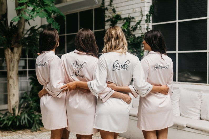 Bridesmaid Robes // Bridal Robe // Bride Robe // Bridal Party - Etsy
