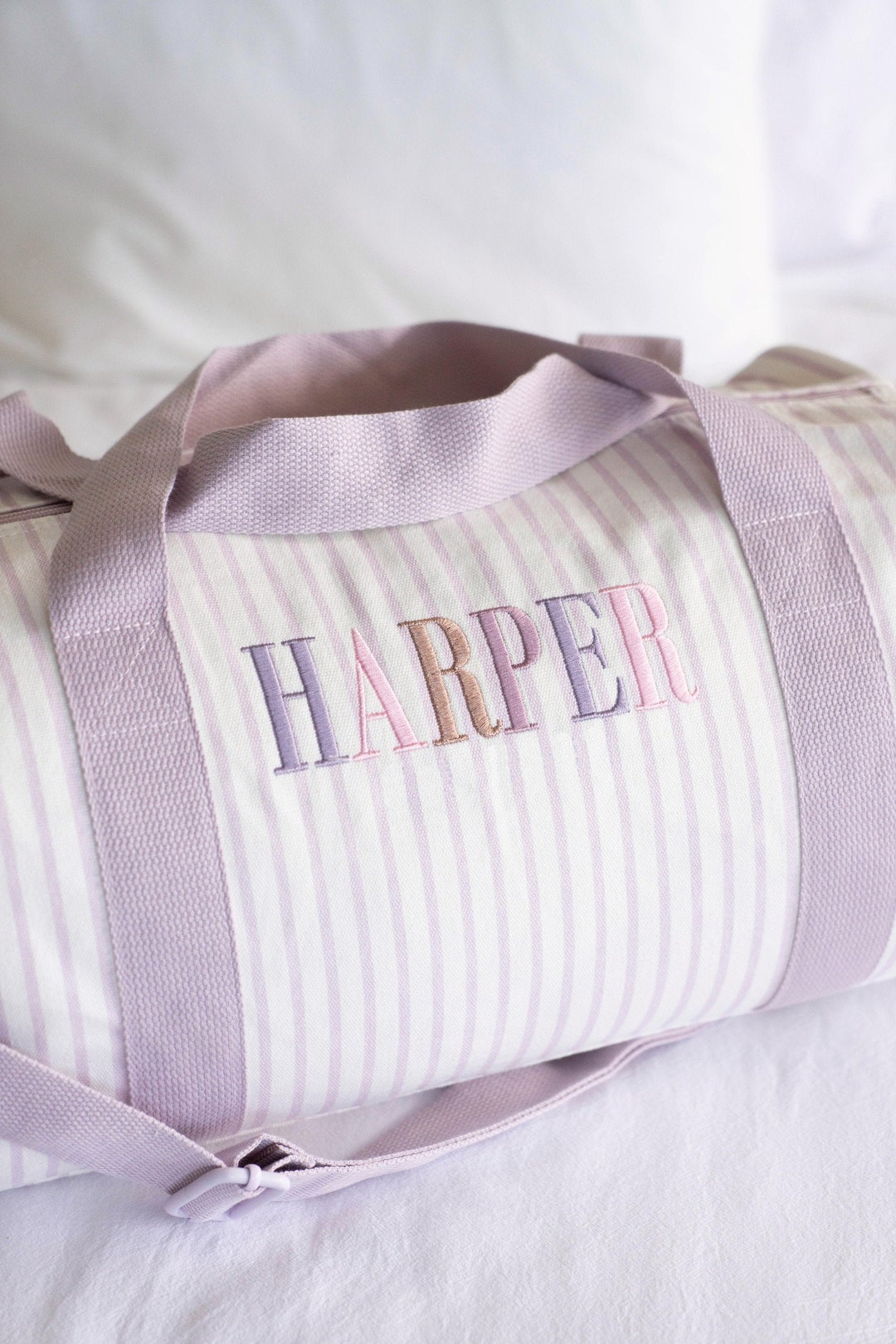 Children Personalised Bag /duffle Bag/monogrammed Weekender Bags/baby ...