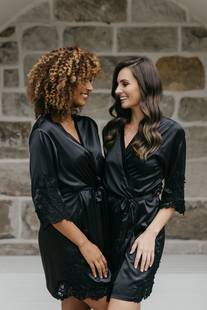 Lace Bridal Robe // Bridesmaid Robes // Bridal Robe // Bride | Etsy