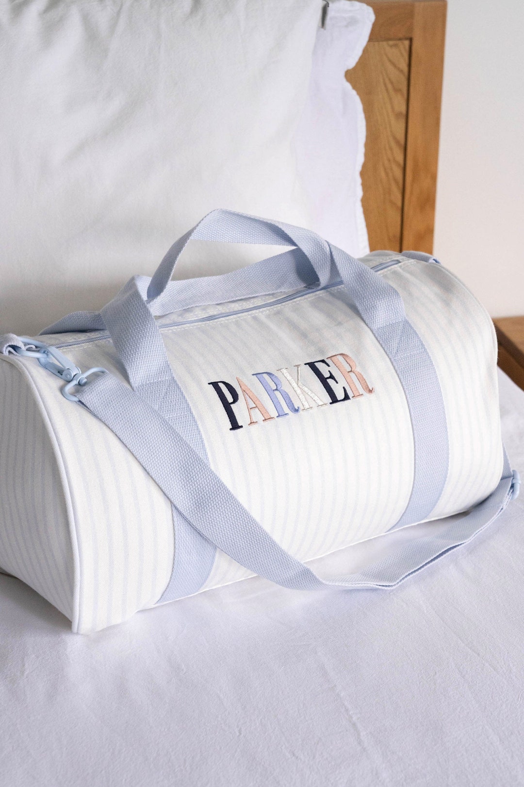 Children Personalised Bag /duffle Bag/monogrammed Weekender Bags/baby ...