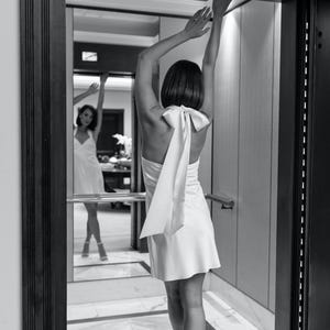 Satin Slip / Bridal Robe / Getting Ready Slip / Short Slip / Bridal ...