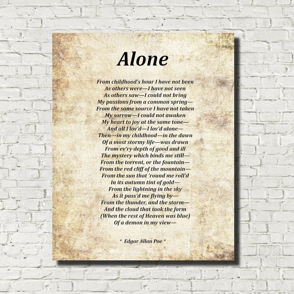 Edgar Allan Poe Art - Etsy