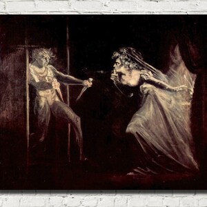 Henry Fuseli Fine Art Print, Lady Macbeth Seizes the Daggers - Etsy