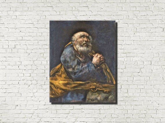 Francisco Goya Fine Art Print the Repentant St. Peter | Etsy