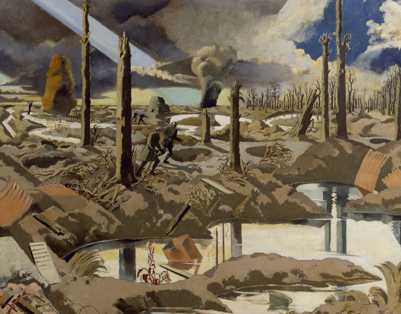 Paul Nash Fine Art Print The Menin Road | Etsy