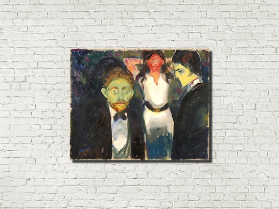 Jealousy1895 Artist Edvard Munch 19050487 Poster