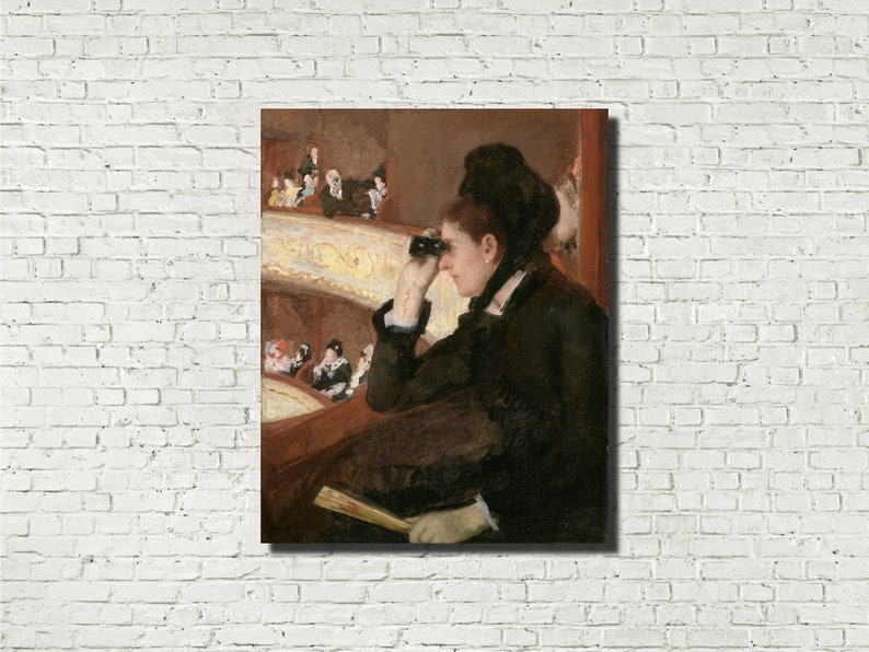 In the Loge Mary Cassatt Impressionist Fine Art Print - Etsy