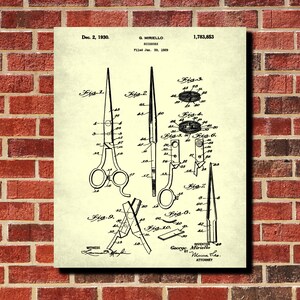 Hairdressing Patent Prints, Set 3 Salon Posters - Etsy