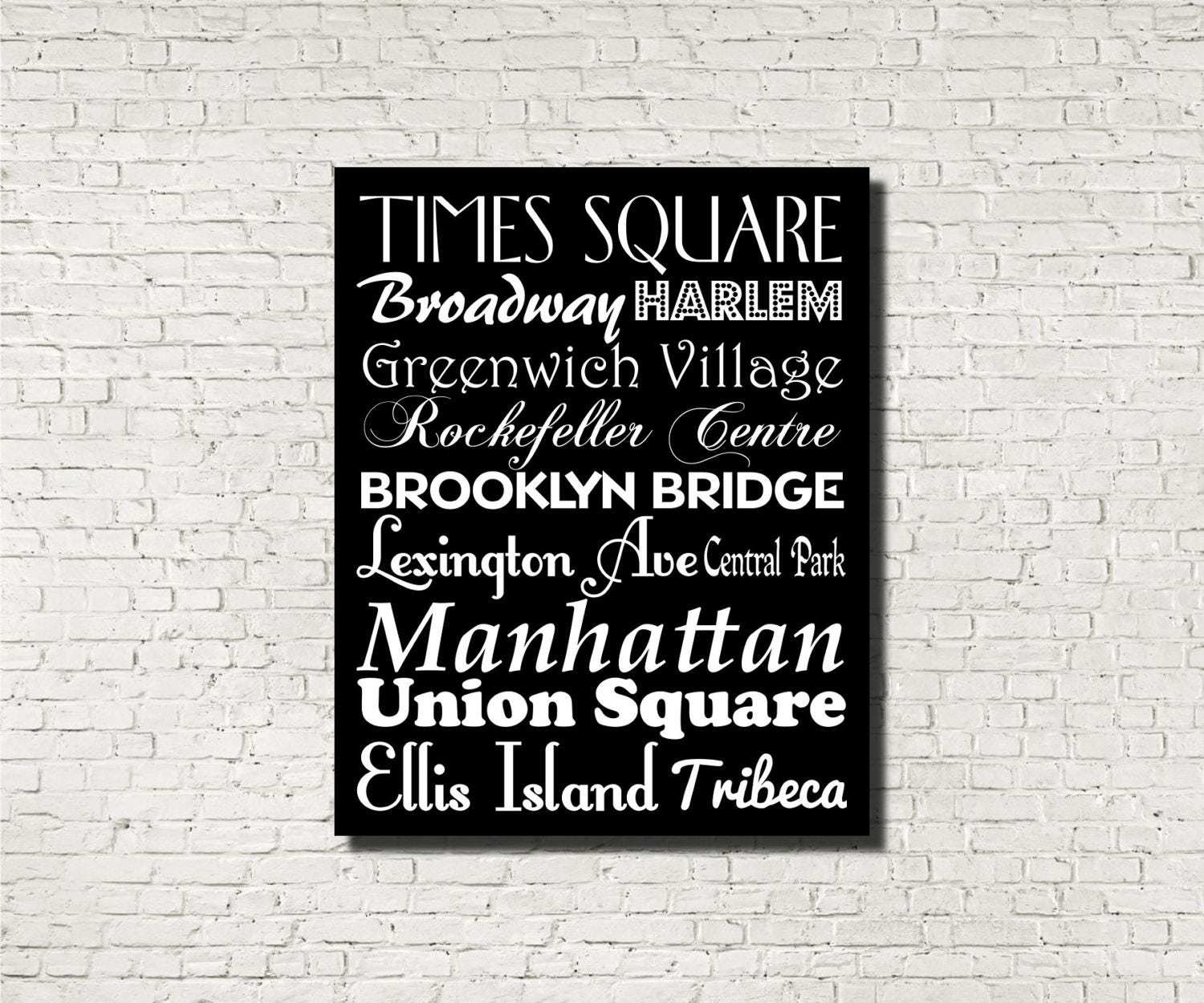 New York City Poster Places Names And Landmarks Poster Etsy new-york-city-poster-places-names-and-landmarks-poster-etsy