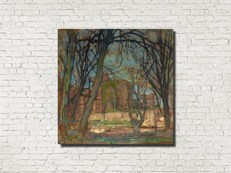 Piet Mondrian Abstract Fine Art Print Spring Sun Castle Ruin - Etsy